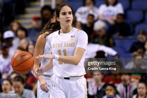 Sonia Citron Of The Notre Dame Fighting Irish Reacts Following A Call
