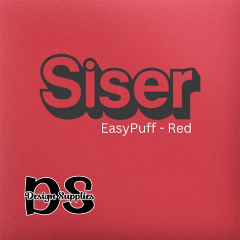 Siser Easypuff Red Design Supplies