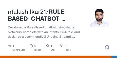 Github Ntalashilkar21rule Based Chatbot Using Neural Networks