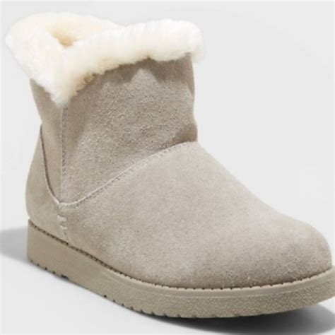 Universal Thread Shoes Universal Thread Short Shearlingstyle Boots