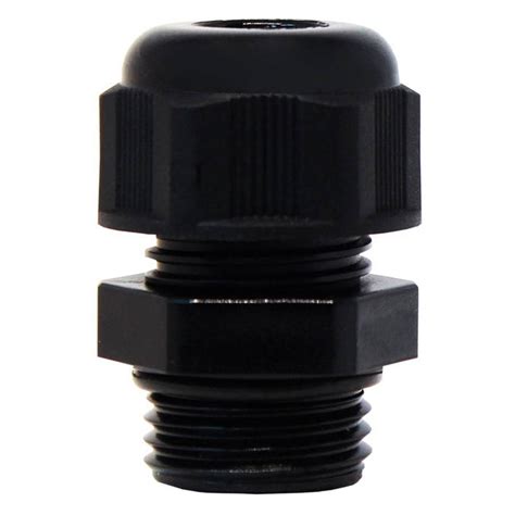 P0908b Pg9 Thread Nylon Cable Gland Black Range 3 16 To 5 16 Ul Listed Ip68 Ip69k 1