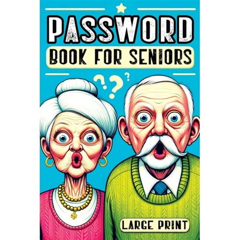 Password Book For Seniors Large Print Edition Paperback
