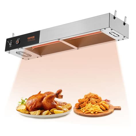 Vevor French Fry Food Warmer 750w Commercial Strip Food Heating Lamp