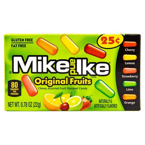 Mike And Ike Original Fruits Chewy Candies 22g American Hub