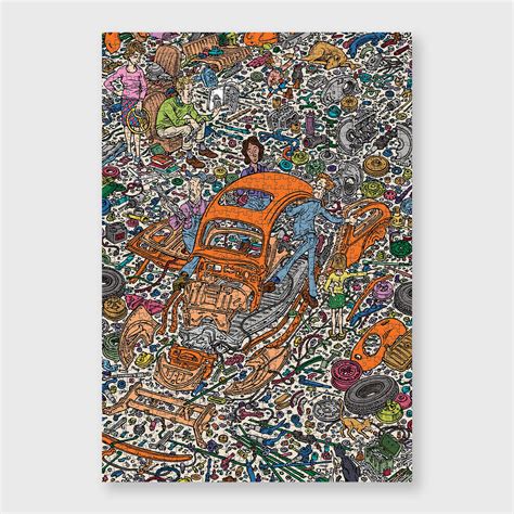 The Exploded Beetle 1000 Piece Jigsaw Puzzle Moonlight Arts Collective The Exploded Beetle 1000 Piece Jigsaw Puzzle Moonlight Arts Collective