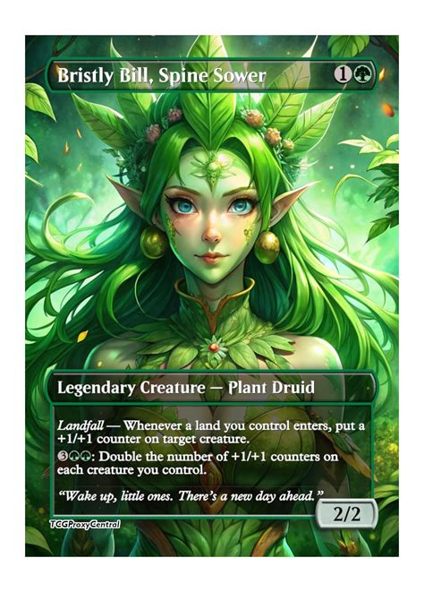 4x Bristly Bill Spine Sower Anime Full Art Foil Or Non Foil Foil Toys