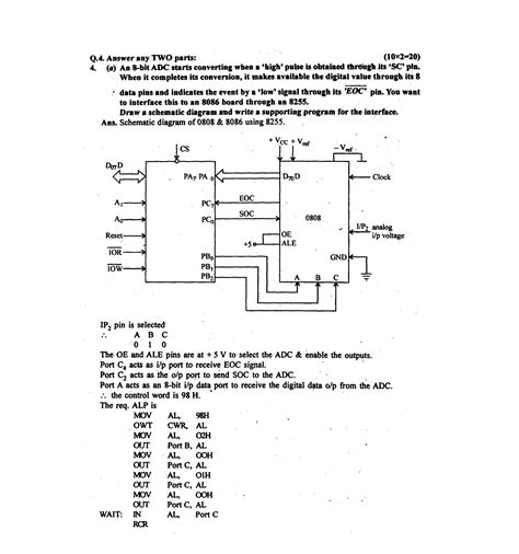 Microprocessor Paper 4 With Solutions Pdf