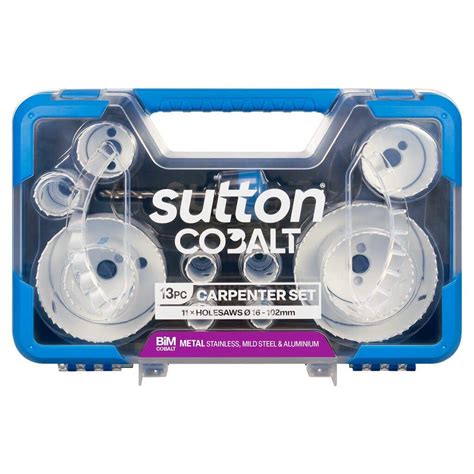 Sutton Tools Bi Metal Cobalt Holesaw M42 Carpenter Set 16 102mm 13 P