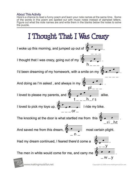 Treble Clef Note Reading Worksheet Free Worksheets Printable