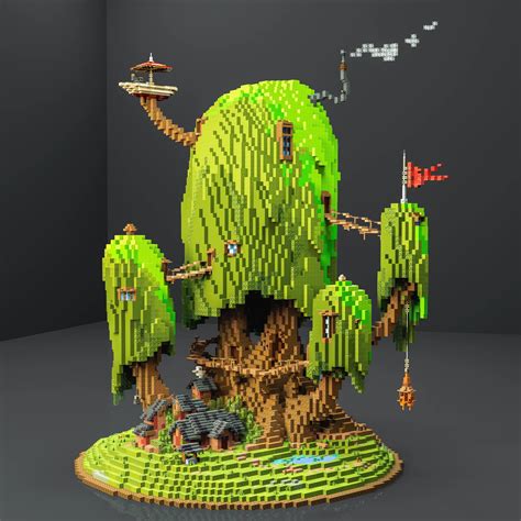 Adventure Time Minecraft Awesome House Adventure Time The Tree House