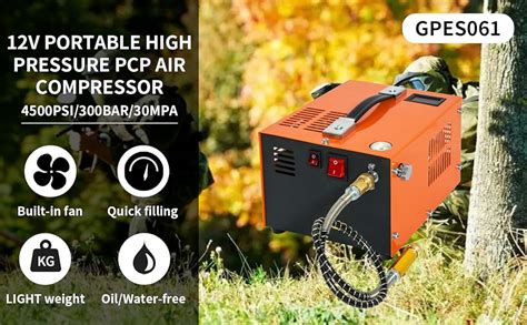 Tuxing Pcp Air Compressor 4500psi 30mpa Powered By Car 12v Dc Or Home