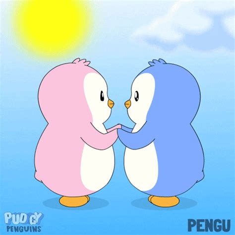 I Love You Couple  By Pudgy Penguins Find And Share On Giphy