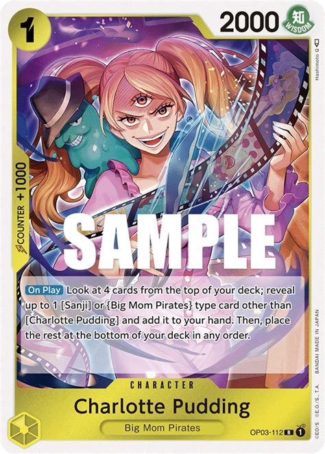 Charlotte Pudding Pillars Of Strength One Piece Card Game
