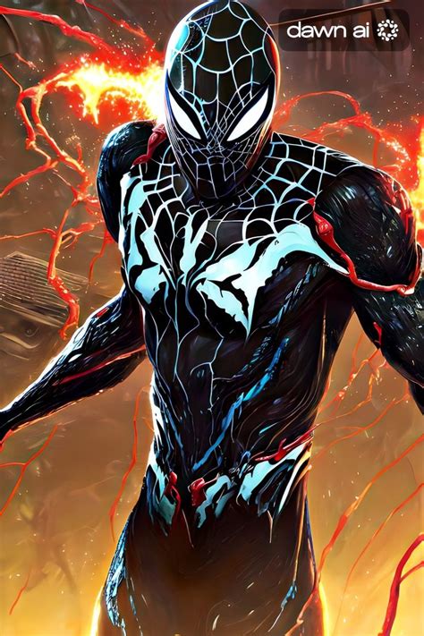 Spider Man Symbiote Infection Concept Art Personagens De Anime Homem