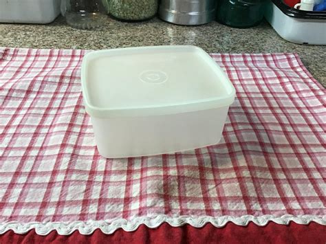 Tupperware Square Container Etsy