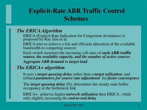 Ppt Performance And Robustness Testing Of Explicit Rate Abr Flow