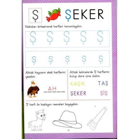 Ema Süper Etkinlikler Harfler Okul Öncesi Zeka Etkinlikleri