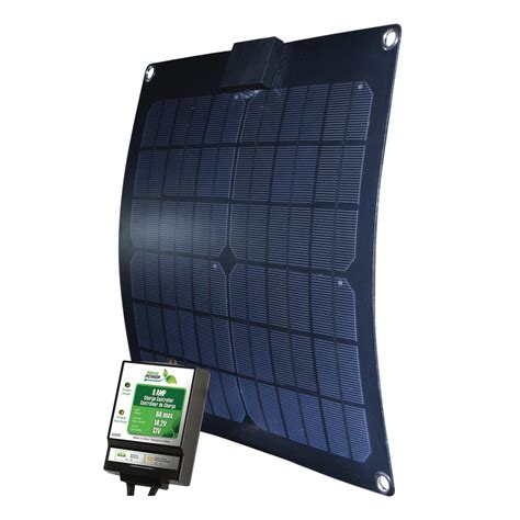 Nature Power 15 Watt Semi Flex Monocrystalline Solar Panel With Charge