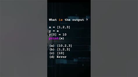 What Is The Output Quiz Techquiz Python Codingquiz Coding Learncoding Youtube