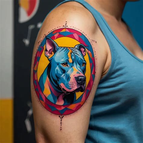 Pitbull Tattoos Meaning Symbolism 118 Designs Hbtat2