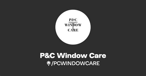 Pandc Window Care Instagram Facebook Linktree