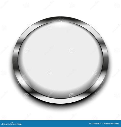 Button Stock Vector Illustration Of Abstract Round 286467824