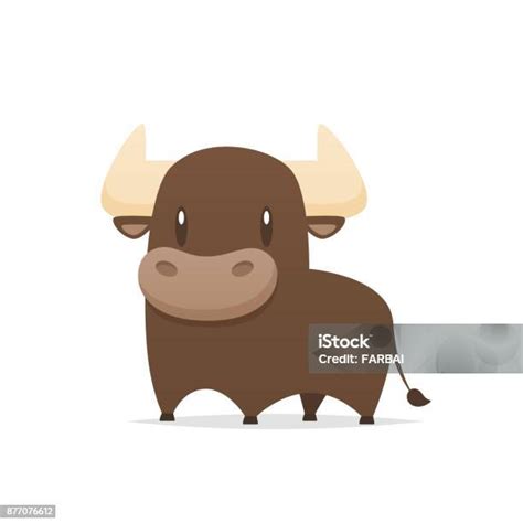Kartun Banteng Vektor Ilustrasi Stok Unduh Gambar Sekarang Banteng