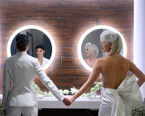 Modern Black White Same Sex Wedding