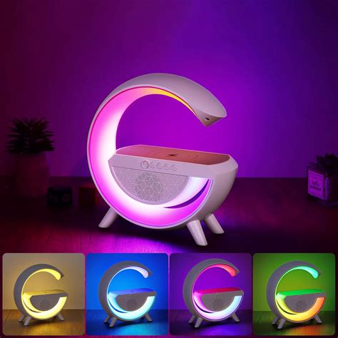 3 In 1 Rainbow Light Wireless Charger Speaker 3 In 1 Rainbow Light With Charger And Speaker