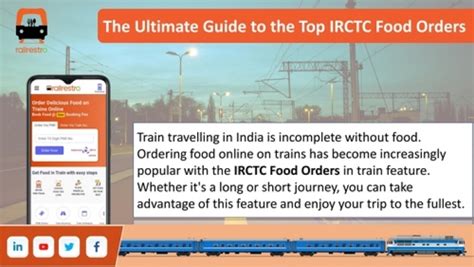 the ultimate guide to the top irctc food orders