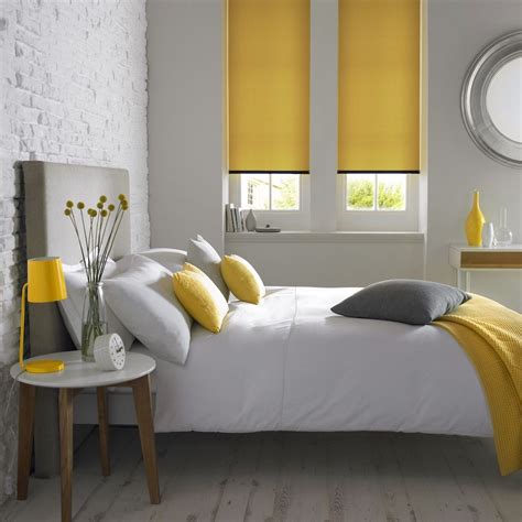 Roller Living Room Blinds Bedroom Blinds Yellow Bedroom
