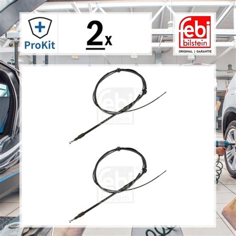 2x Original® Febi Bilstein Seilzug Feststellbremse Links Rechts Für