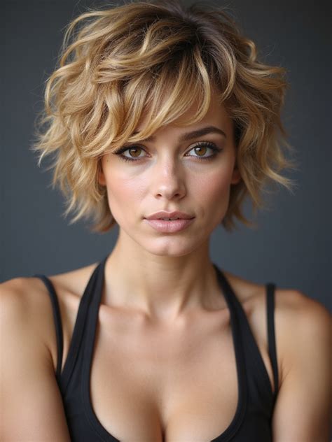 19 Cute Shaggy Curly Hair Short Cuts For Fun Energy