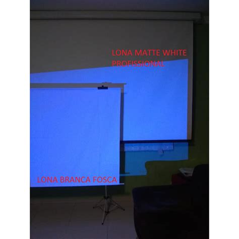 Tela 120 Polegadas Com Cola Projeção Frontal 250 X 140 Para Parede Dobravel Projetor Telão