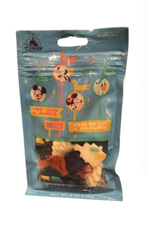 Disney Parks Play In The Park Mickey And Friends Gummy Castle 5oz New