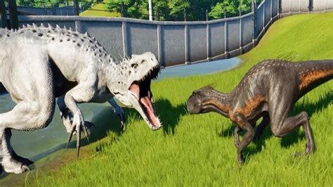 Indominus Rex Vs Indoraptor Who Will Win Indominus Rex Vs Indoraptor