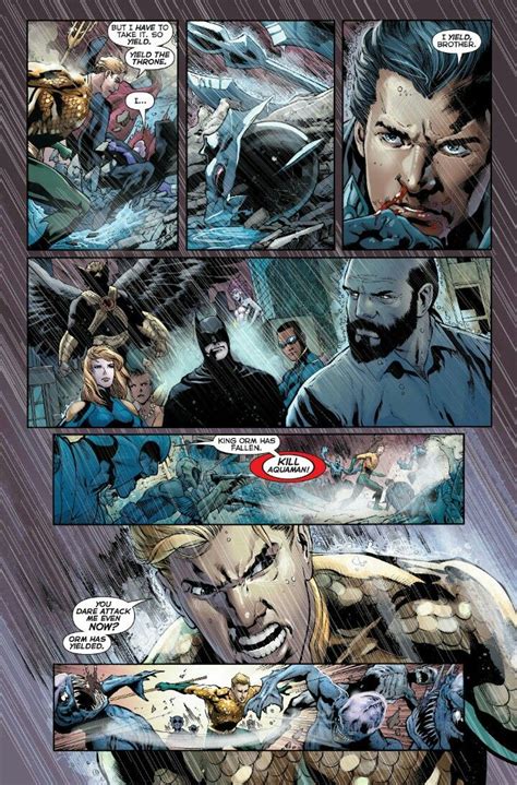 Arthur And Orm Arte Dc Comics Novos 52 Heróis De Quadrinhos