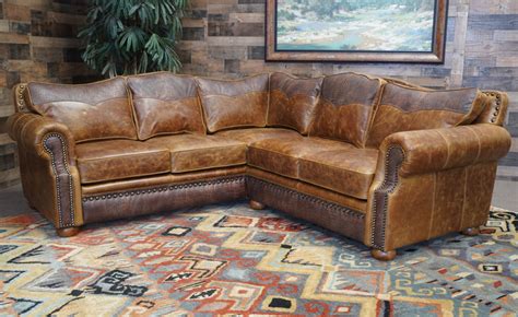 Western Sectional Sofas Rustic Living Room Furniture Hat Creek