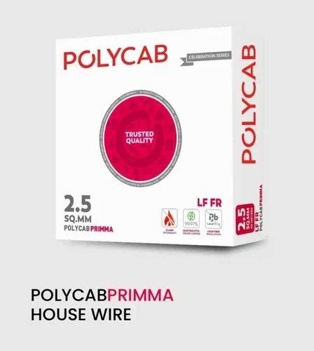 Polycab Primma Electric House Wire 90 Meters Wire Size 25 Sqmm At