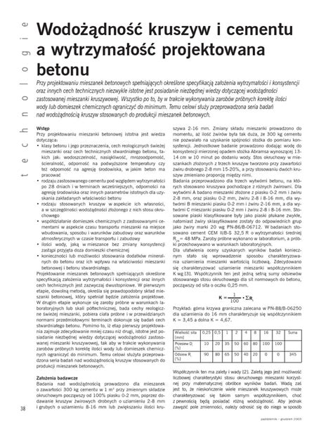 Kolacz Wodozadnosc 4 2003 Pdf