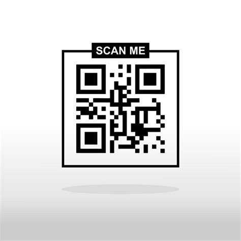 Modèle Scannez Moi Le Code Qr Pour Smartphone Vecteur Premium
