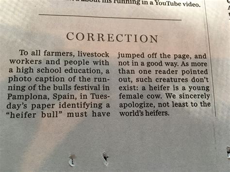 Newspaper Correction Album On Imgur