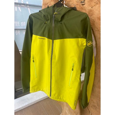 【結交世界】mammut 長毛象 男 Gortex外套 萊姆汁綠 海草綠 ｜防水外套 可議價 蝦皮購物