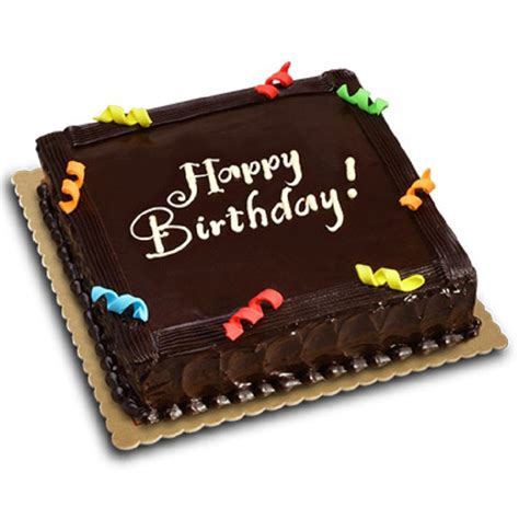 Rectangle Chocolate Cake