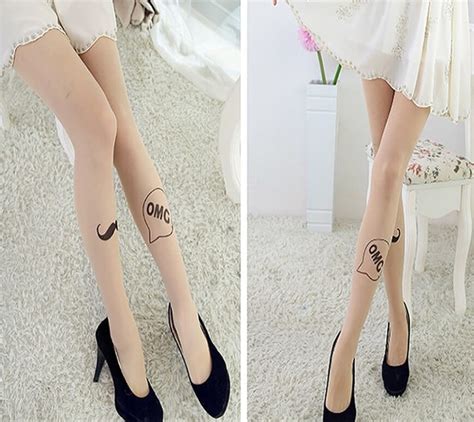 Заказать Колготки с имитацией тату "Усы" у нас