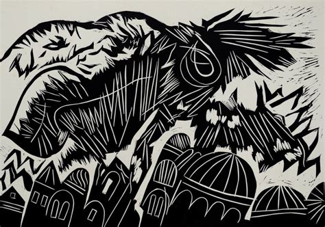 Edo Murtić Dubrovnik Linorez 70x100cm