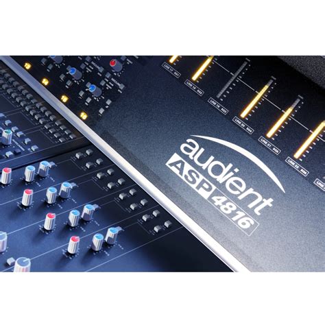 Audient Asp4816 Mixing Console Proaudiomarket