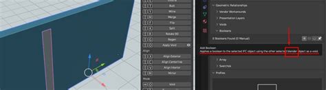 blenderbim add boolean tool — osarch