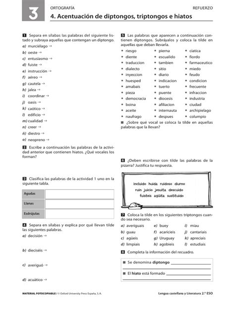 Ejercicio Con Soluciones Diptongos E Hiatos Pdf 2nv56xvvedlk Pdf