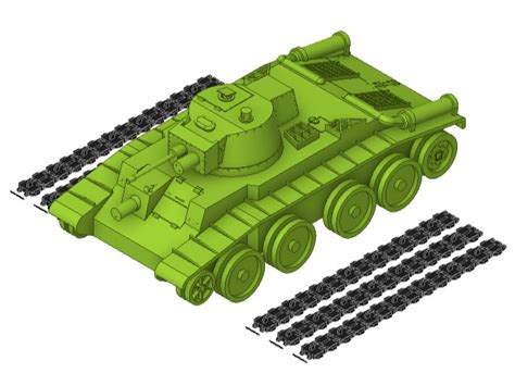 Scaled Model Of 10tp Tank By Shawm Makerworld